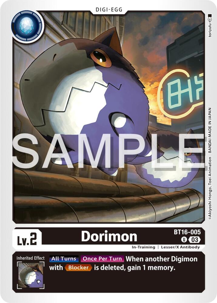 Dorimon - Beginning Observer - Digimon Card Game