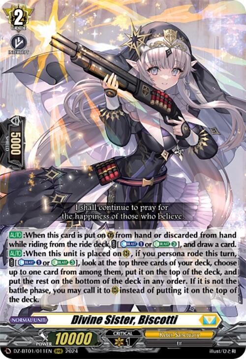 Divine Sister, Biscotti - DZ-BT01: Fated Clash - Cardfight Vanguard - TCGplayer.com