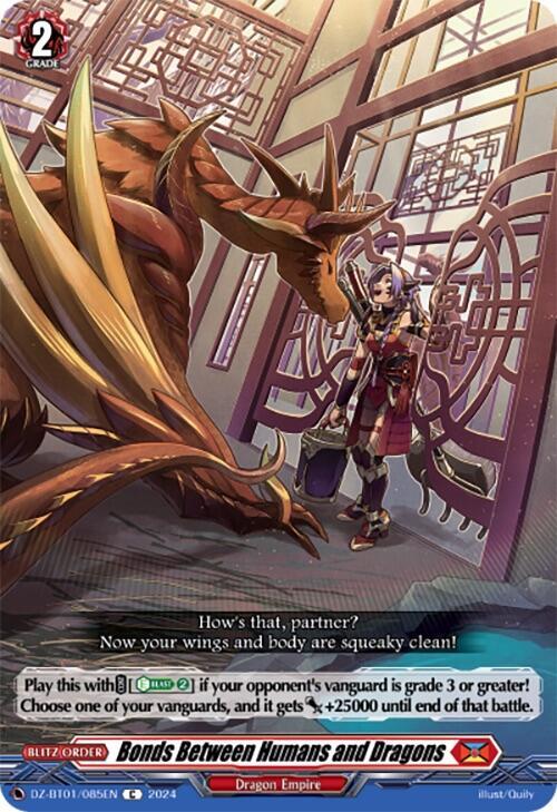 Bonds Between Humans and Dragons - DZ-BT01: Fated Clash - Cardfight Vanguard - TCGplayer.com