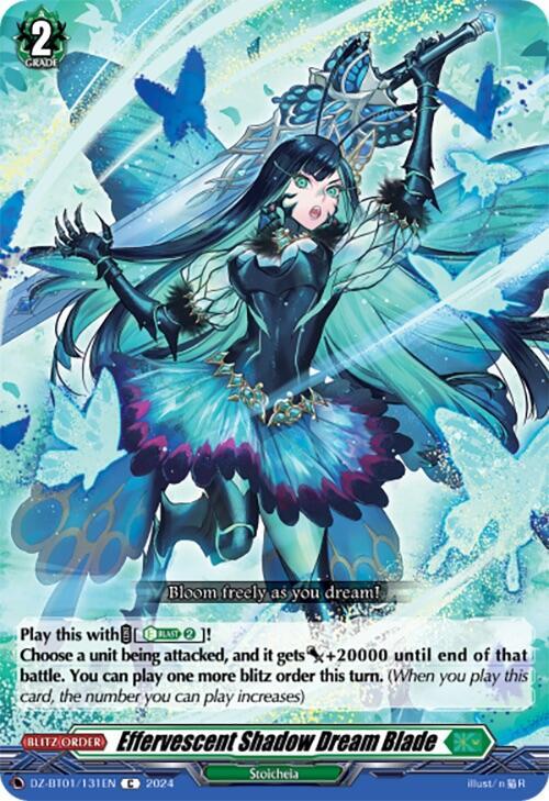 Effervescent Shadow Dream Blade - DZ-BT01: Fated Clash - Cardfight ...
