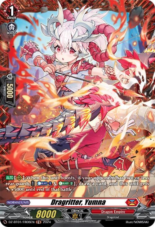 Dragritter, Yumna (FR) - DZ-BT01: Fated Clash - Cardfight Vanguard