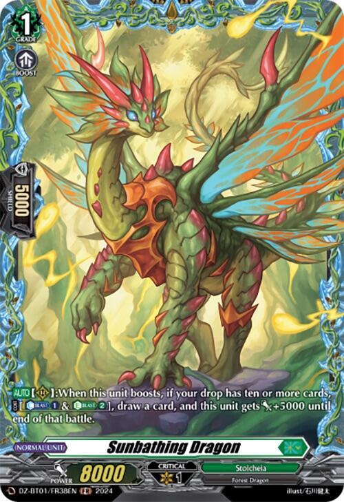Sunbathing Dragon (FR) - DZ-BT01: Fated Clash - Cardfight Vanguard - TCGplayer.com