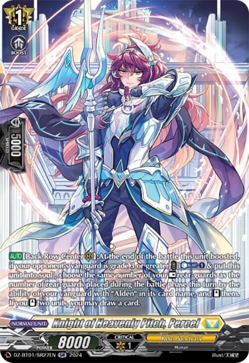 Knight of Heavenly Pitch, Percel (SR) - DZ-BT01: Fated Clash ...