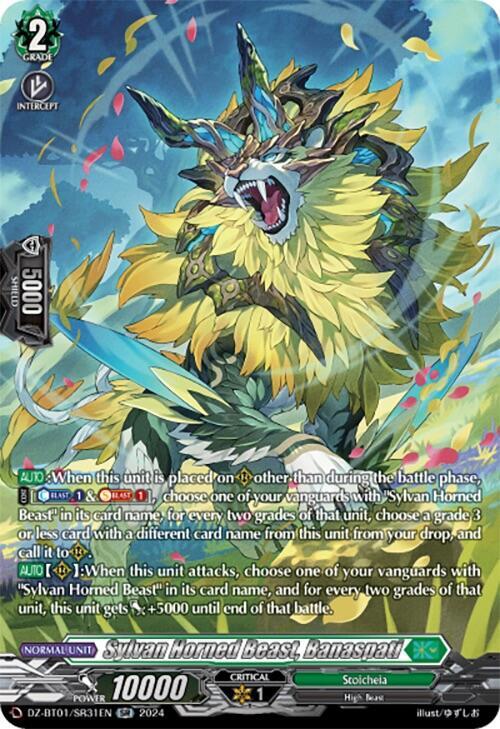 Sylvan Horned Beast, Banaspati (SR) - DZ-BT01: Fated Clash - Cardfight Vanguard - TCGplayer.com