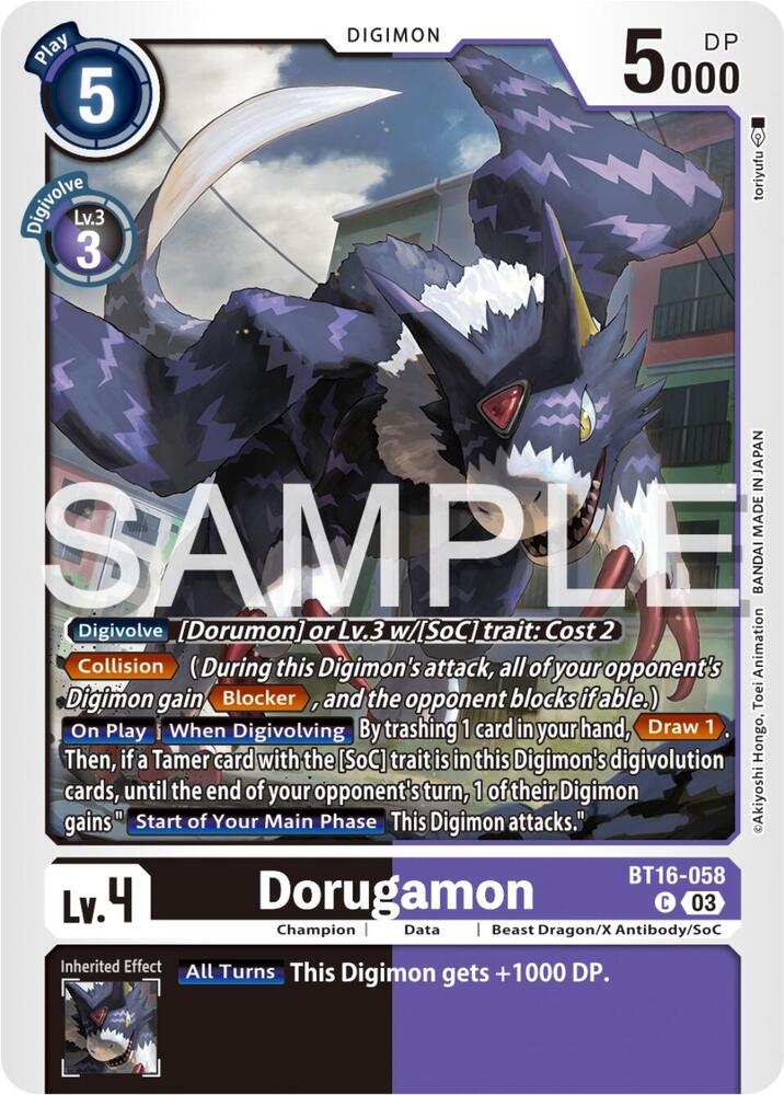 Dorugamon - Beginning Observer - Digimon Card Game - TCGplayer.com