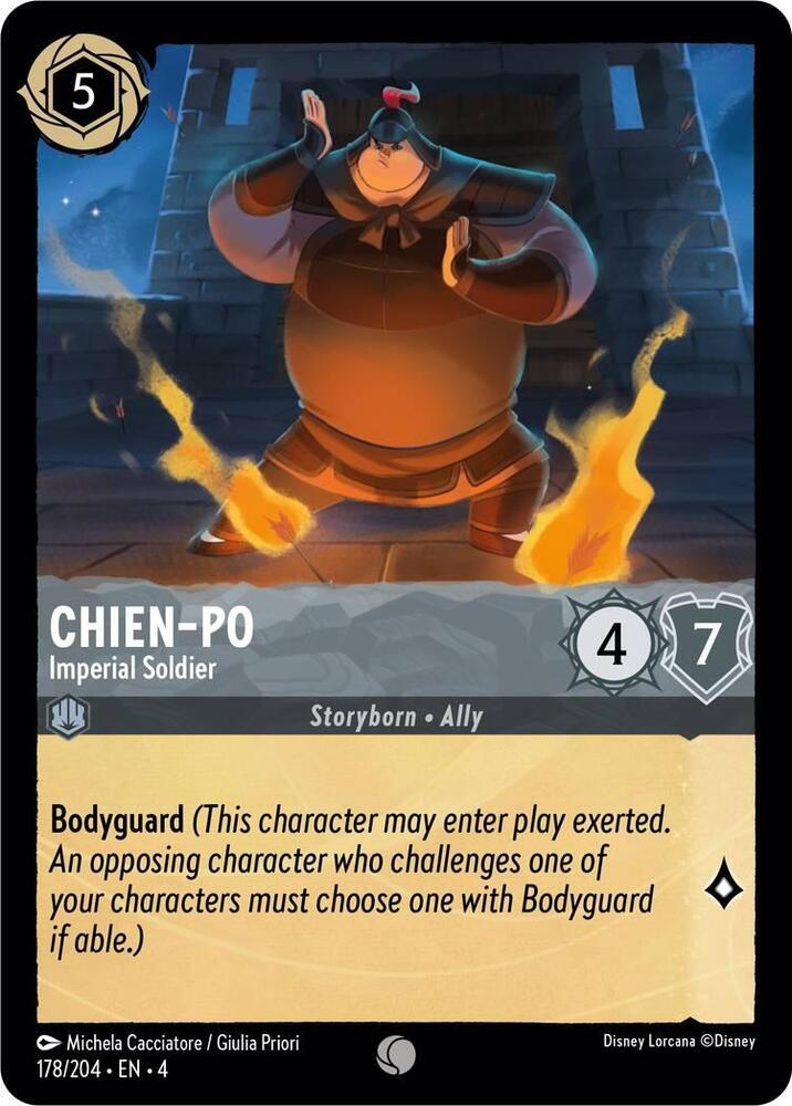 Chien-Po - Imperial Soldier - Ursula's Return - Disney Lorcana - TCGplayer.com