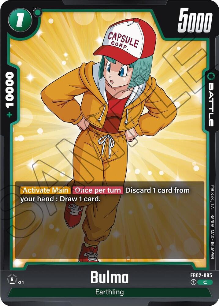 Bulma - FB02-095 - Blazing Aura - Dragon Ball Super: Fusion World ...