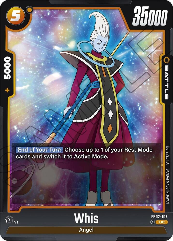 Whis - FB02-107 - Blazing Aura - Dragon Ball Super: Fusion World ...
