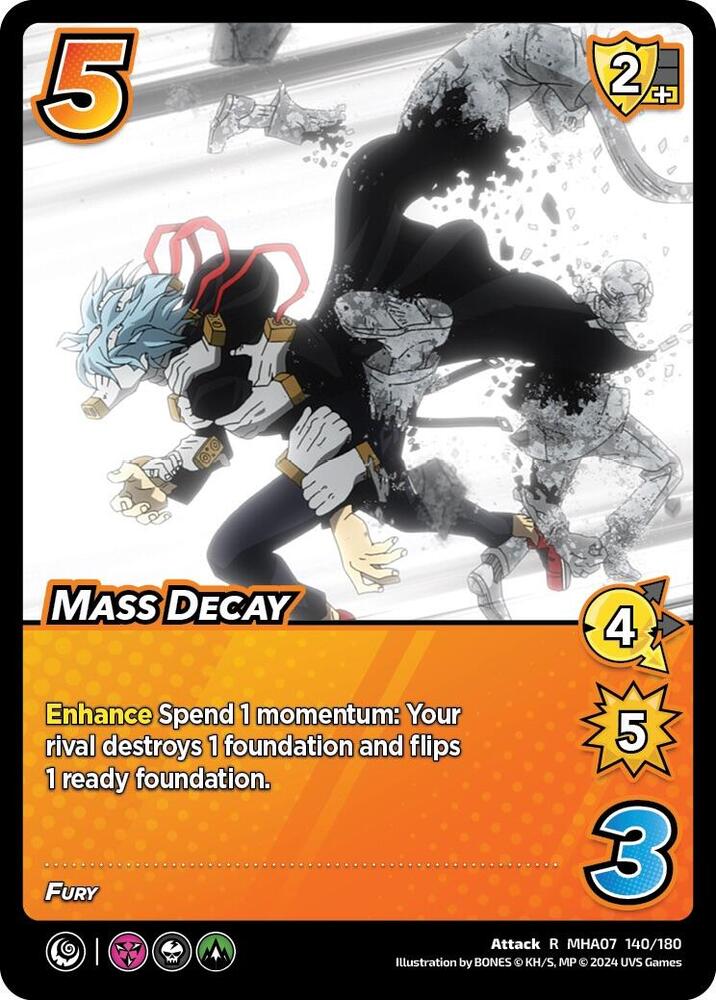 Mass Decay - UniVersus: My Hero Academia: Girl Power - UniVersus ...