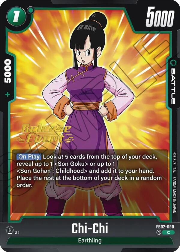 Chi-Chi - Blazing Aura Release Event Cards - Dragon Ball Super: Fusion World - TCGplayer.com