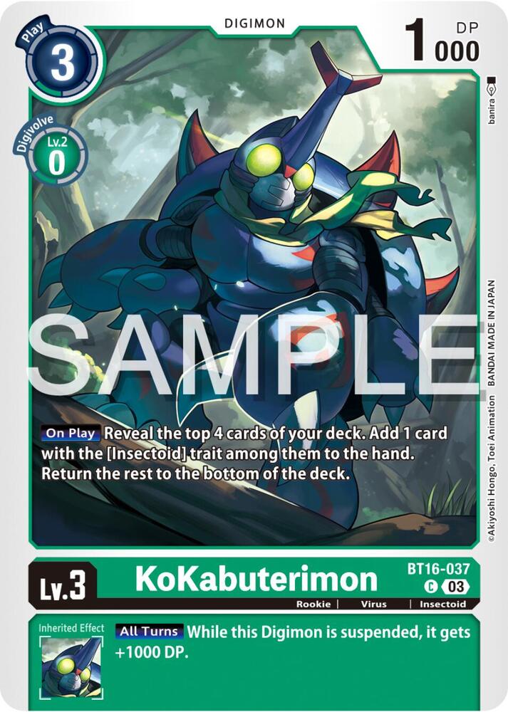 KoKabuterimon - Beginning Observer - Digimon Card Game - TCGplayer.com