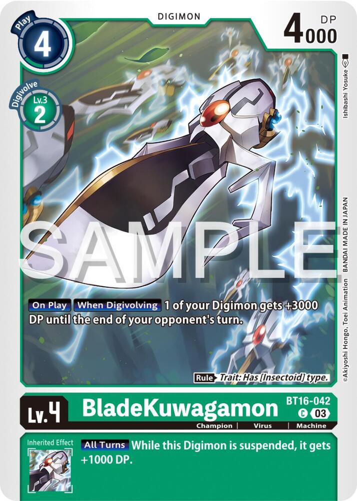 BladeKuwagamon - Beginning Observer - Digimon Card Game