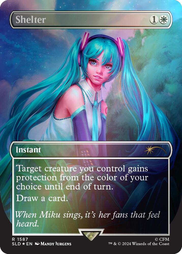 Secret Lair Drop: Secret Lair x Hatsune Miku: Digital Sensation JP - Rainbow Foil Edition ...