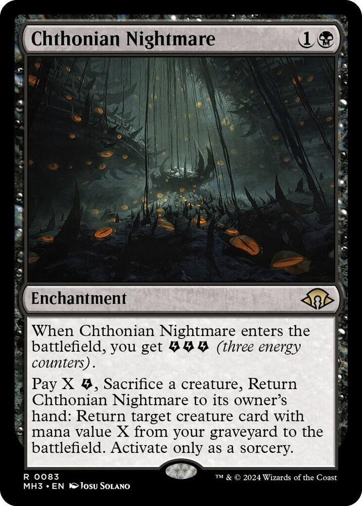Chthonian Nightmare - Modern Horizons 3 - Magic: The Gathering ...
