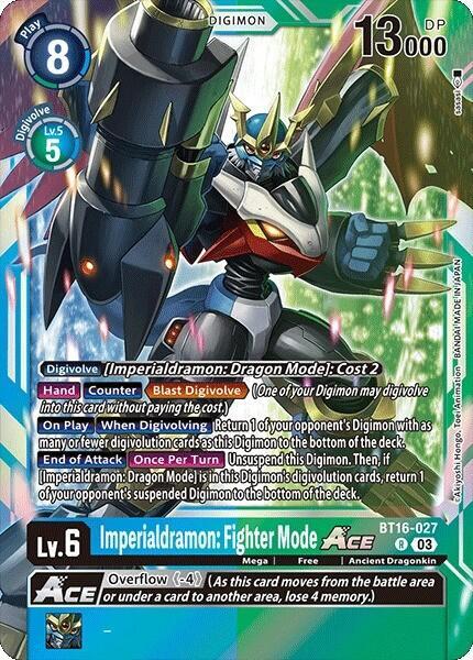 Imperialdramon: Fighter Mode ACE - Beginning Observer - Digimon Card Game - TCGplayer.com