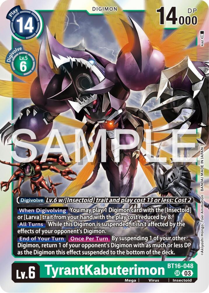 TyrantKabuterimon - Beginning Observer - Digimon Card Game - TCGplayer.com