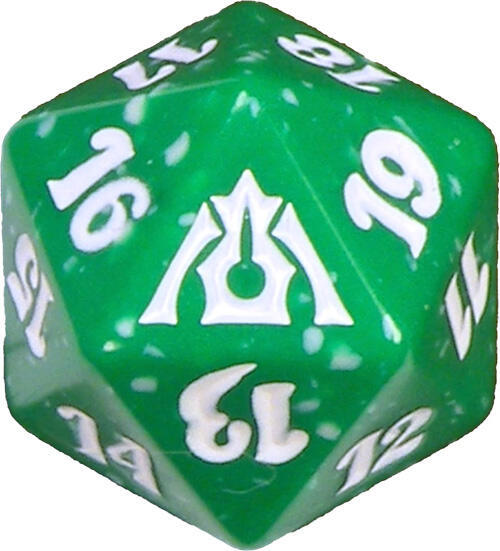 Dragon's Maze Spindown Die - Selesnya - Wizards of the Coast Dice ...