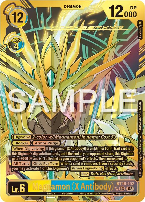 Magnamon (X Antibody) (Textured) - Beginning Observer - Digimon Card ...