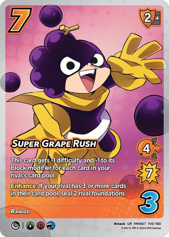 Super Grape Rush - UniVersus: My Hero Academia: Girl Power - UniVersus