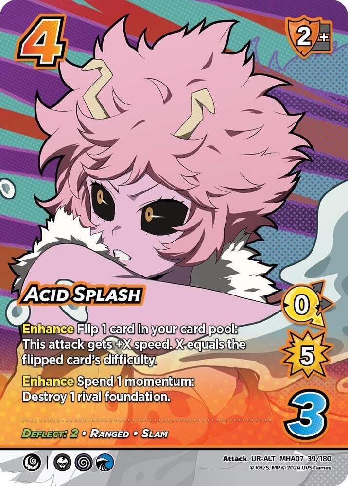 Acid Splash (Alternate Art) - UniVersus: My Hero Academia: Girl Power ...