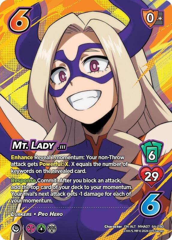 Mt. Lady (Alternate Art) - UniVersus: My Hero Academia: Girl Power ...