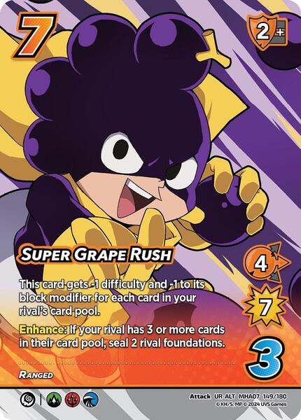 Super Grape Rush (Alternate Art) - UniVersus: My Hero Academia: Girl ...