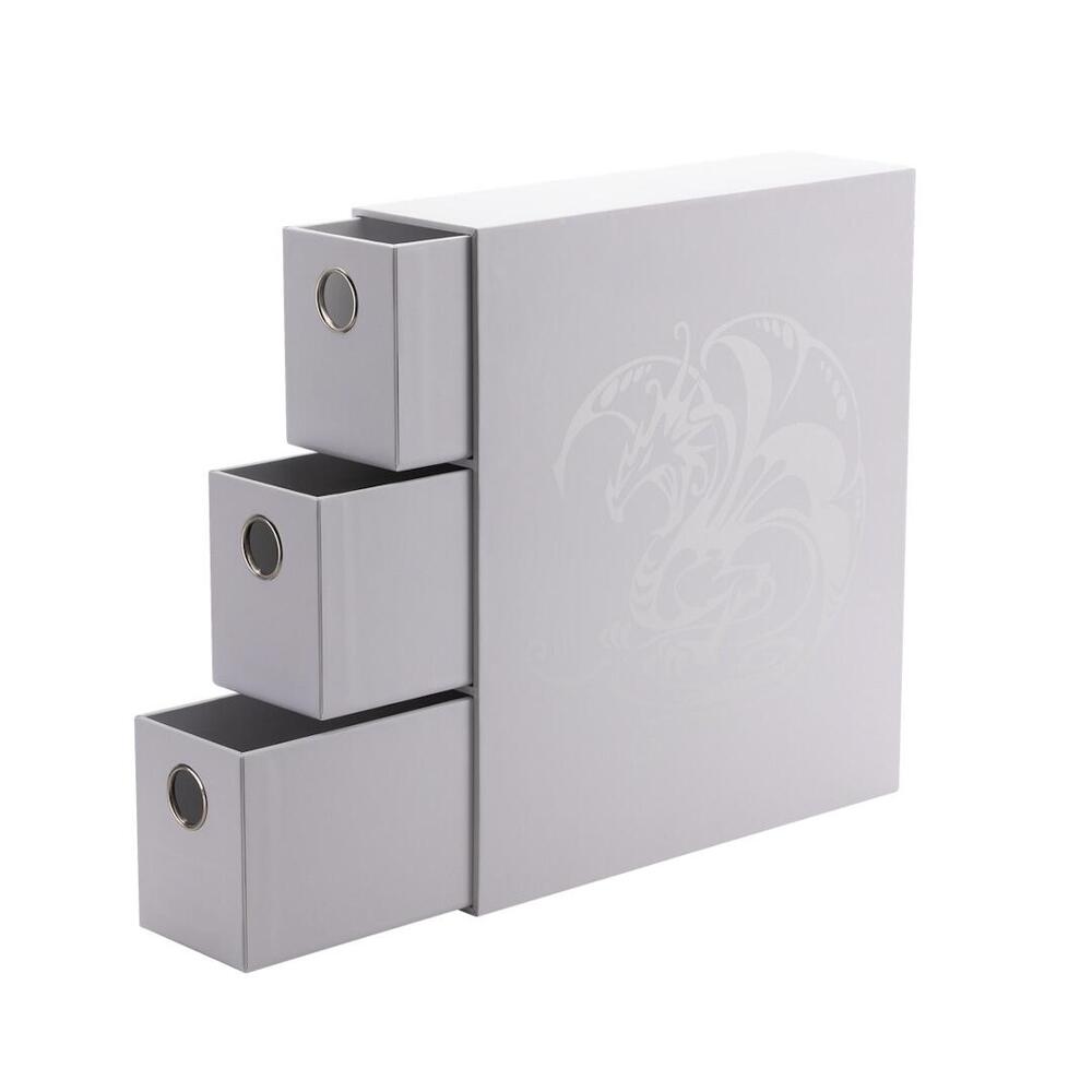 Fortress Card Drawers - White - Dragon Shield Accessories - Collectible ...