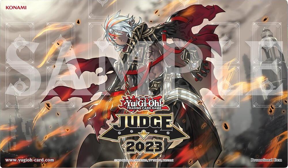 Yu-Gi-Oh! 2023 Judge Promo Playmat - Fallen Albaz - Konami Playmats ...