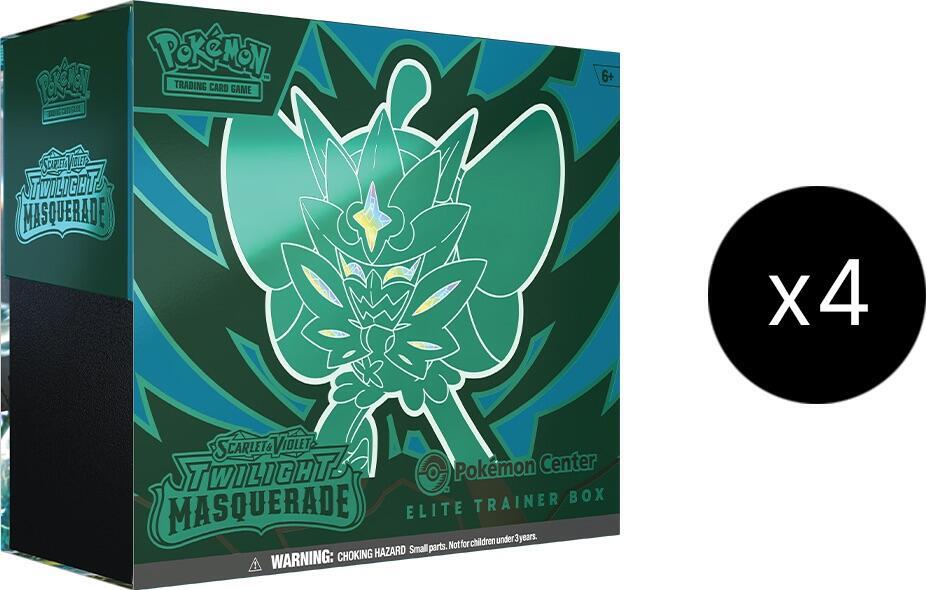 Twilight Masquerade Pokemon Center Elite Trainer Box (Exclusive) Case ...