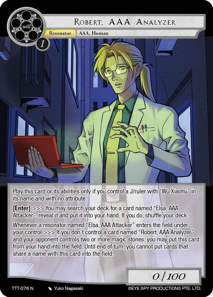 Robert, AAA Analyzer - Thoth of the Trinity - Force of Will - TCGplayer.com