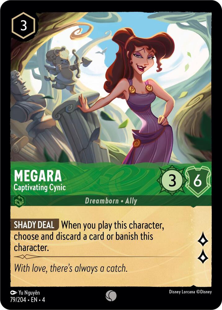 Megara - Captivating Cynic - Ursula's Return - Disney Lorcana ...
