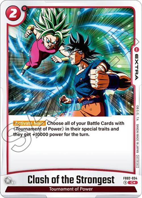 Clash of the Strongest - FB02-034 (Tournament Pack 02) - Tournament and ...