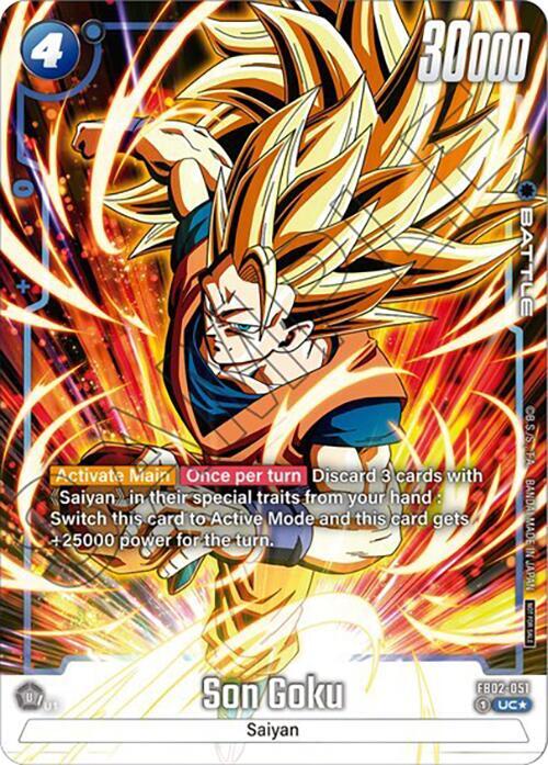 Son Goku - FB02-051 (Tournament Pack -Winner- 02) - Tournament and Championship Promos - Dragon ...