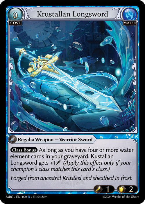Arondight, Azure Blade - Fractured Crown - Grand Archive TCG