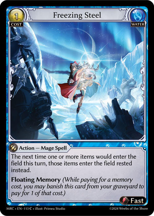 Freezing Steel - Mercurial Heart - Grand Archive TCG - TCGplayer.com