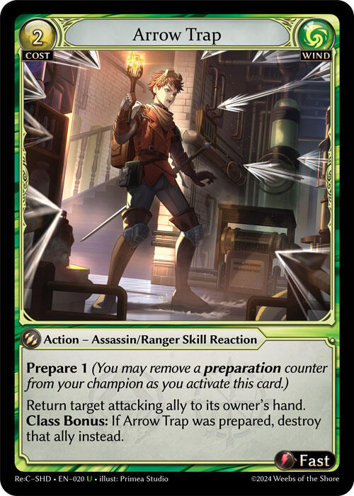 Arrow Trap - Tristan Re:Collection, Shadowdancer - Grand Archive TCG