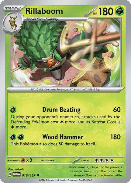 Rillaboom - SV06: Twilight Masquerade - Pokemon - TCGplayer.com