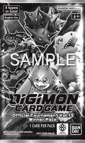 Official Tournament Vol.13 Winner Pack - Digimon Promotion Cards ...