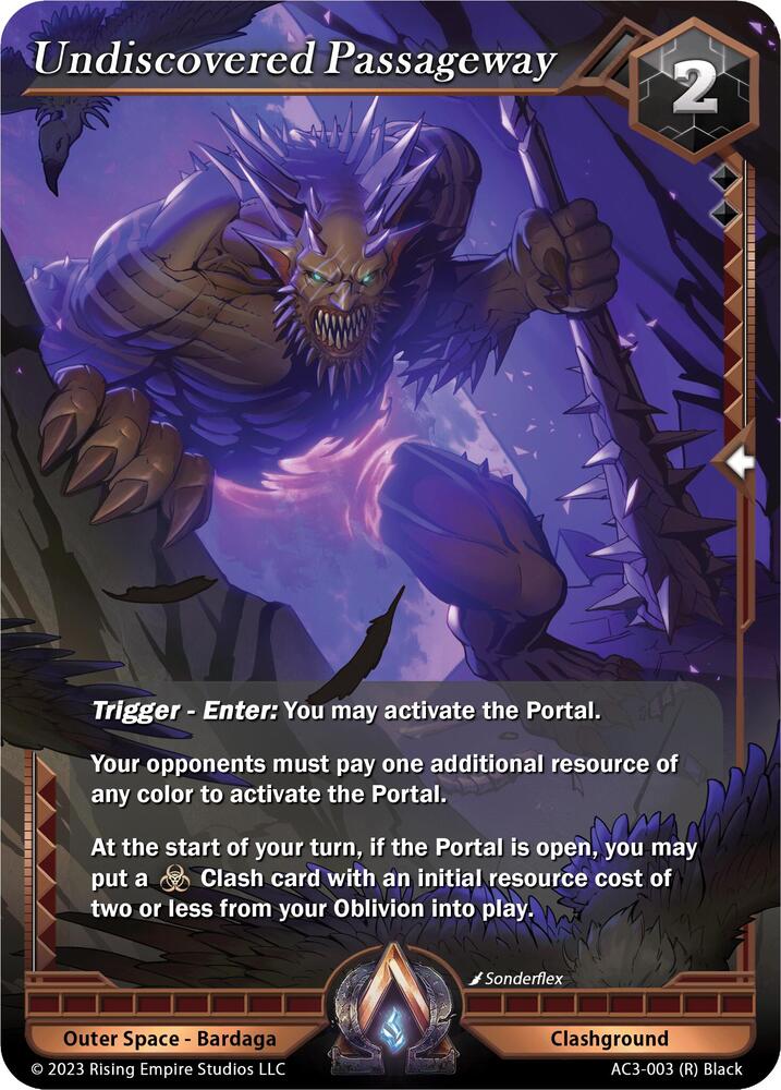 Undiscovered Passageway - Unrivaled - Alpha Clash - TCGplayer.com