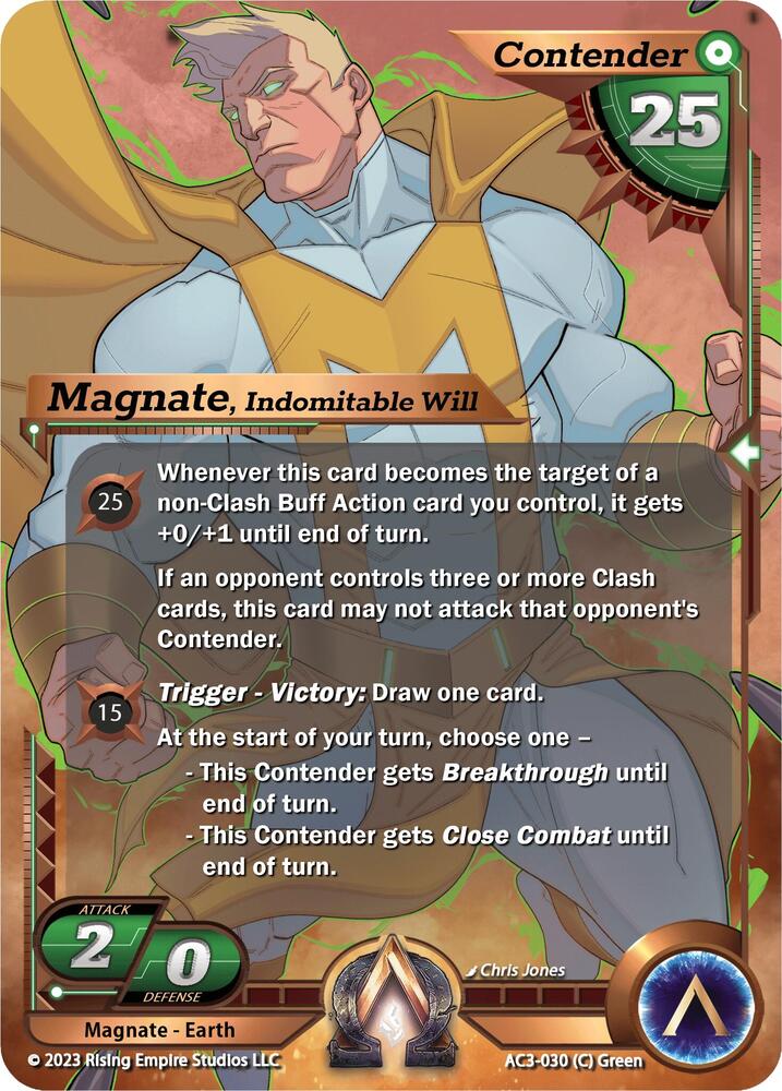 Magnate, Indomitable Will - Unrivaled - Alpha Clash - TCGplayer.com