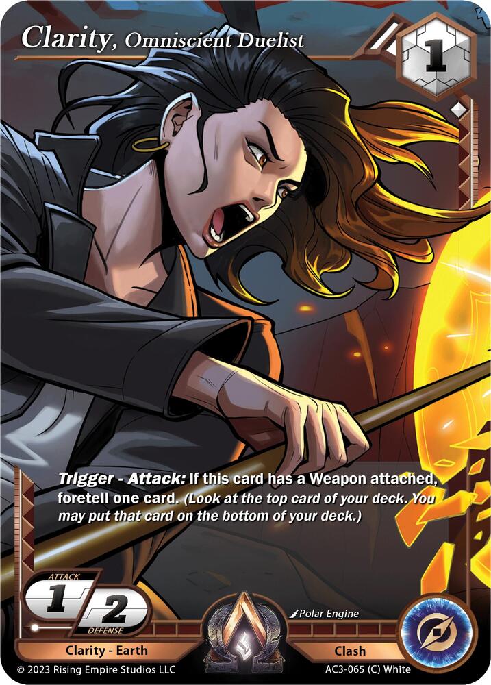 Clarity, Omniscient Duelist - Unrivaled - Alpha Clash - TCGplayer.com