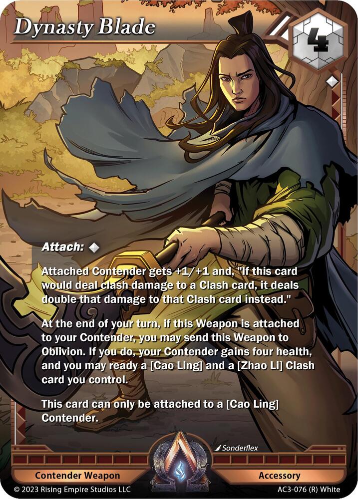 Dynasty Blade - Unrivaled - Alpha Clash - TCGplayer.com