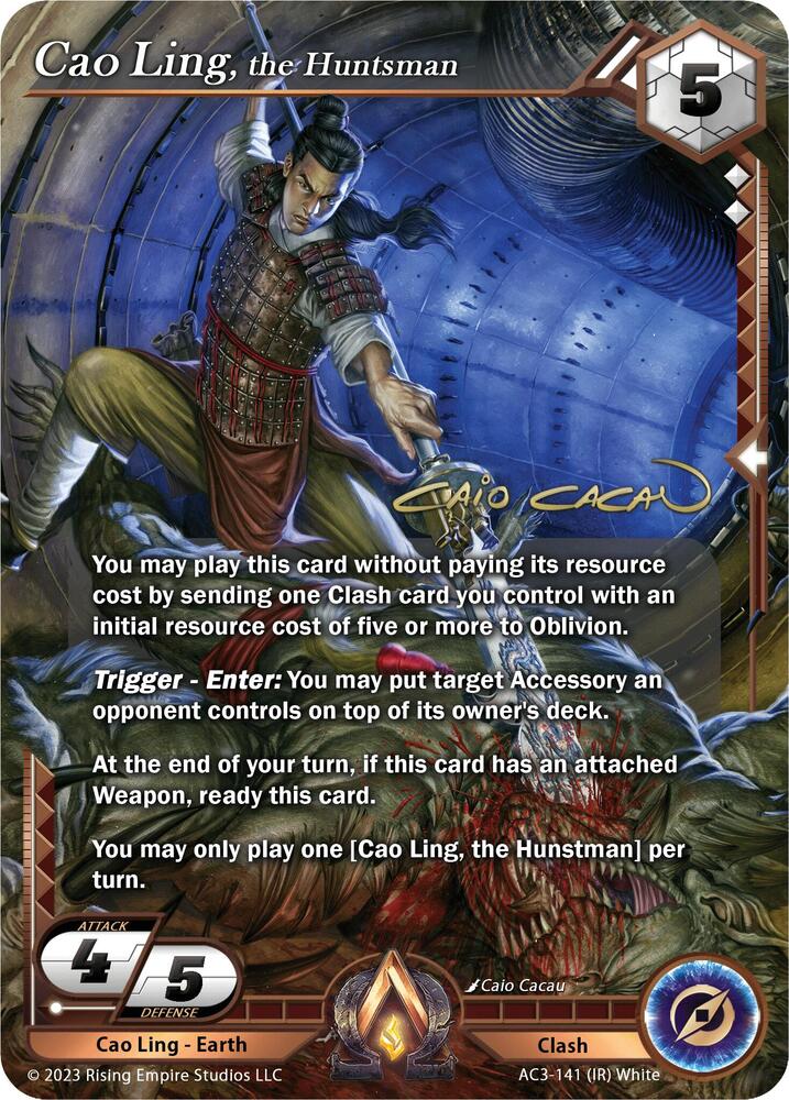 Cao Ling, the Huntsman (Iconic Rare) - Unrivaled - Alpha Clash ...