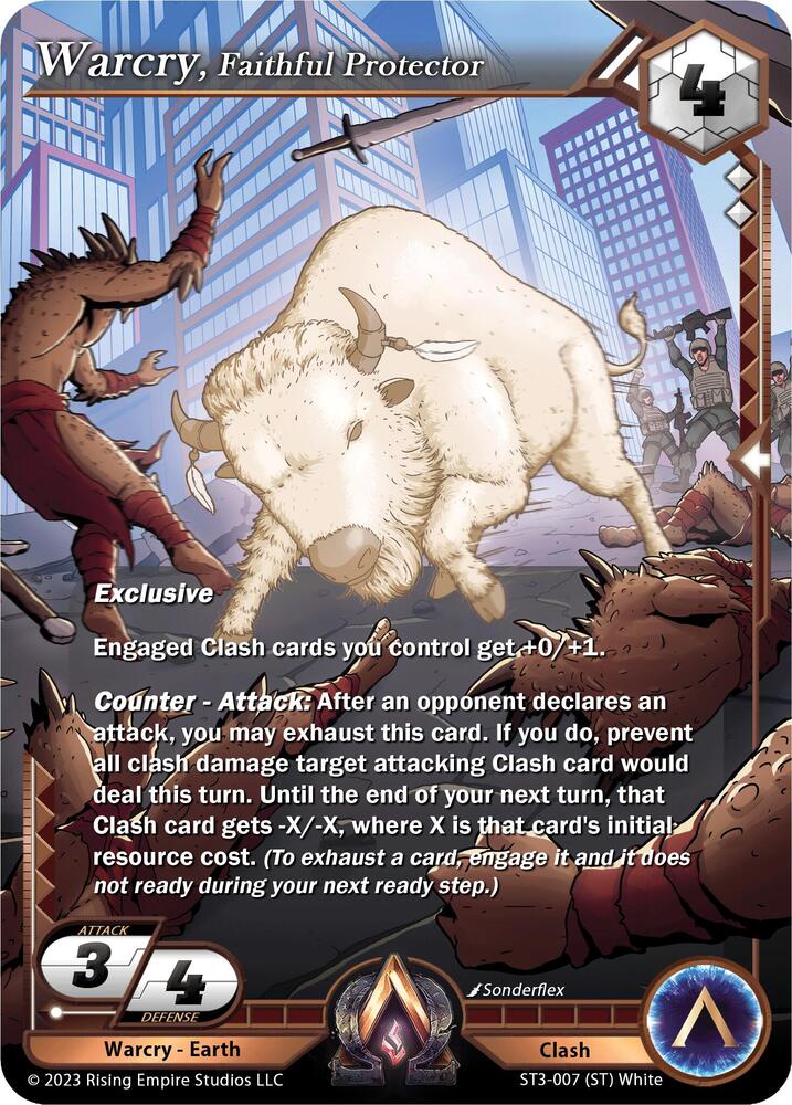 Warcry, Faithful Protector - Unrivaled - Alpha Clash - TCGplayer.com