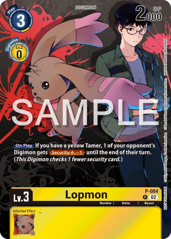 Lopmon - P-084 (Official Tournament Pack Vol.13) - Digimon Promotion ...