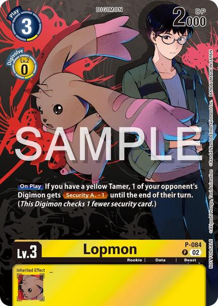 Lopmon - P-084 (Official Tournament Pack Vol.13) - Digimon Promotion ...