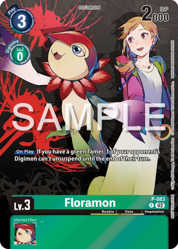 Floramon - P-083 (Official Tournament Pack Vol.13) - Digimon Promotion ...
