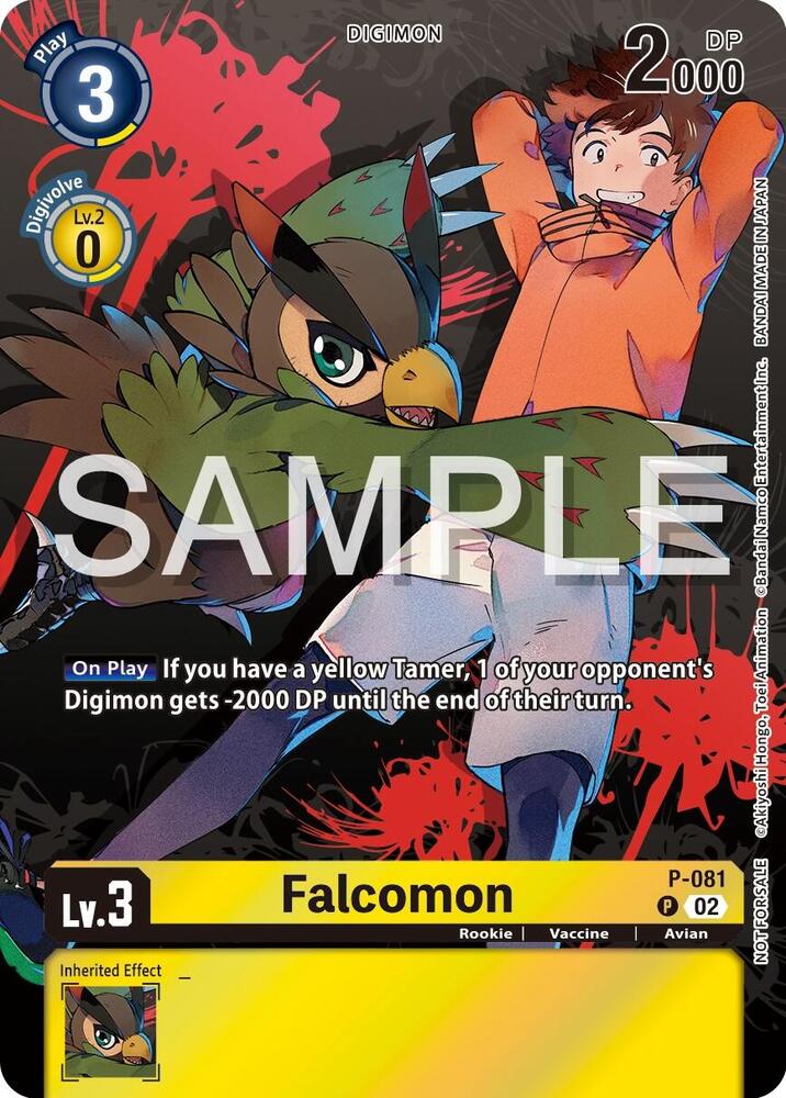 Falcomon - P-081 (Official Tournament Pack Vol.13) - Digimon Promotion ...