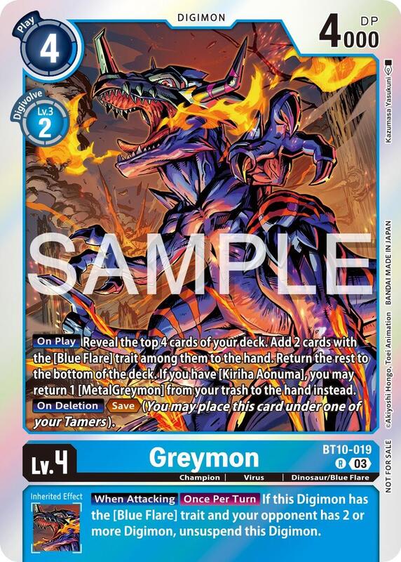 Greymon - BT10-019 (Official Tournament Vol.13 Winner Pack) - Xros ...