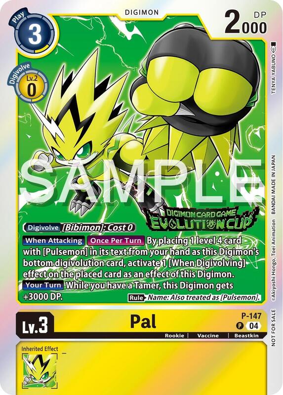 Pal - P-147 (2024 Evolution Cup) - Digimon Promotion Cards - Digimon ...